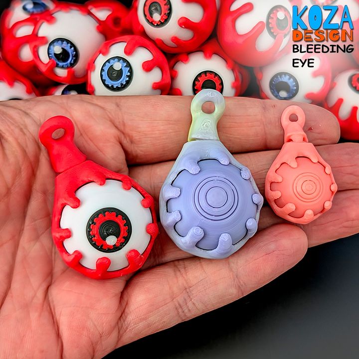 3D Printable BLEEDING EYE by Koza Design